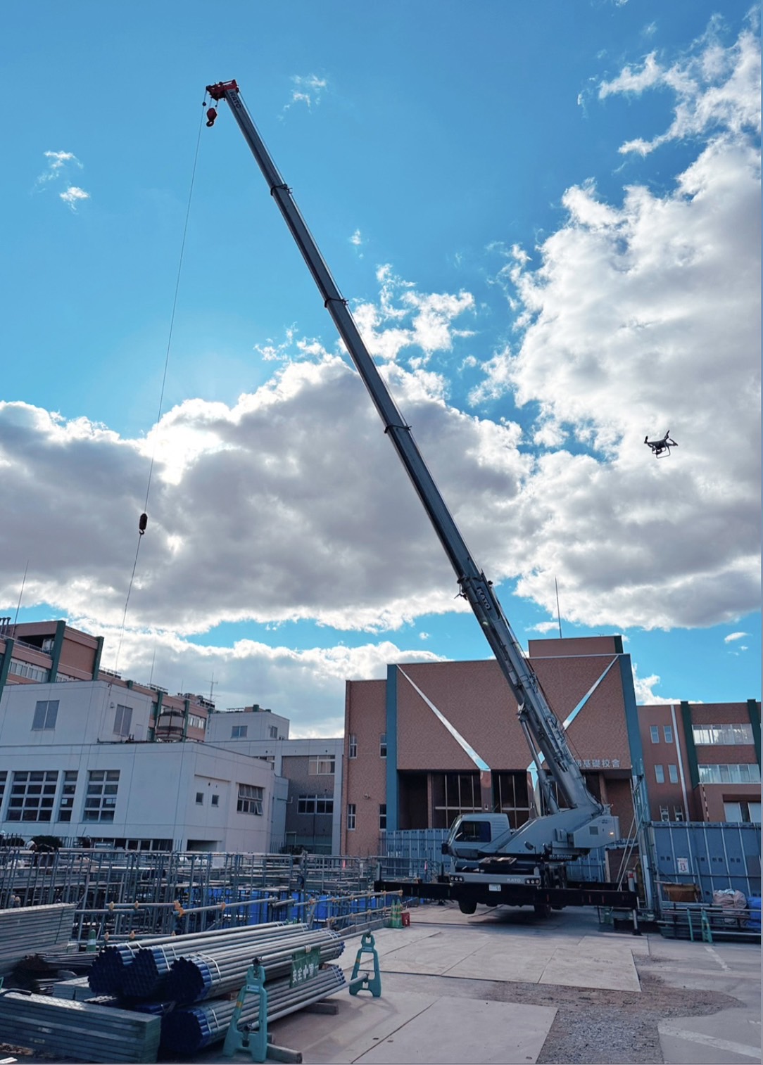 50tラフタークレーン作業 – 株式会社嶋重機